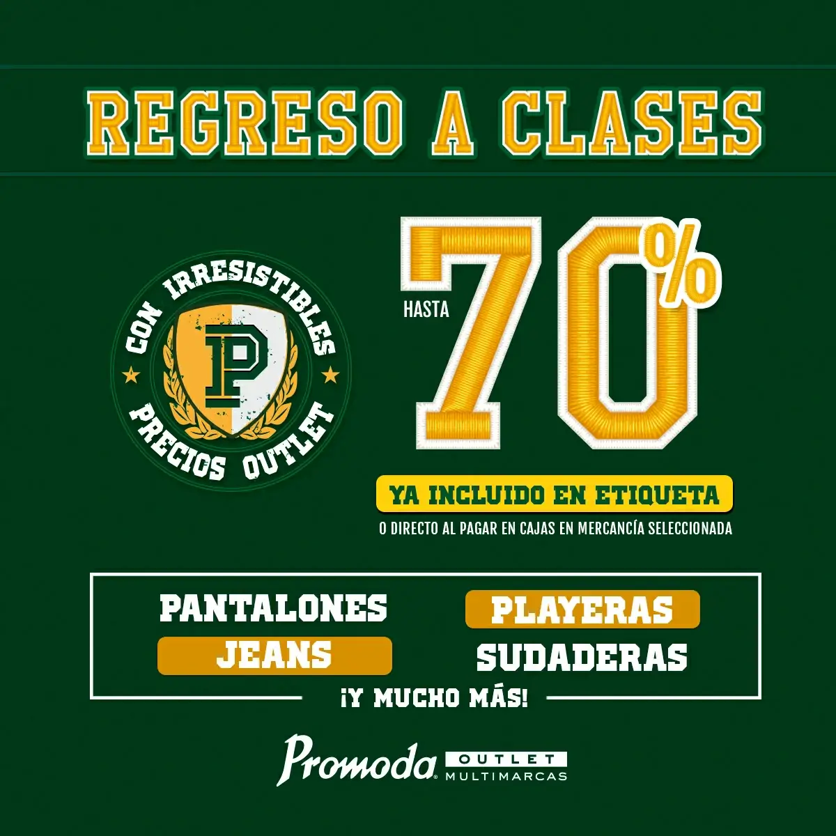 Promoda regreso a clases - Centro Lago De Guadalupe